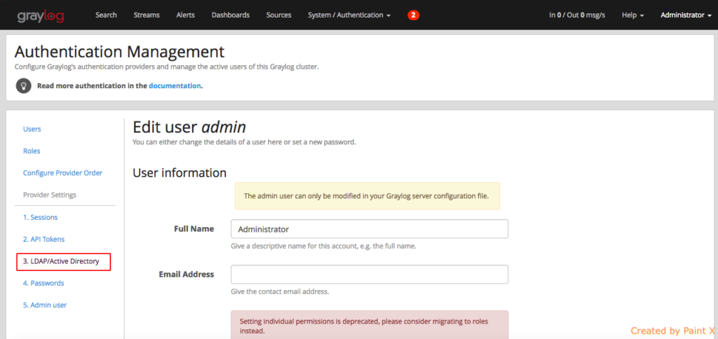 OpenLDAP - Graylog LDAP Integration
