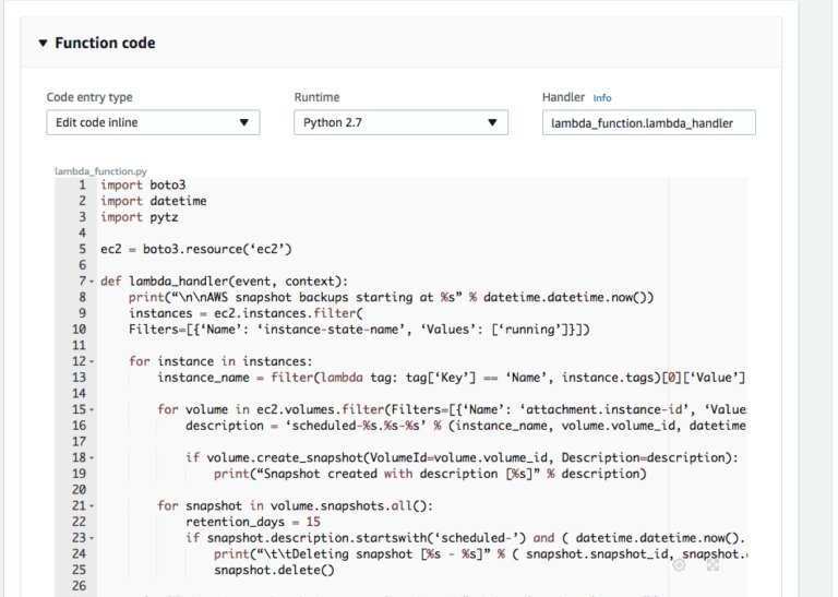 Lambda Function Editor Devopsideas